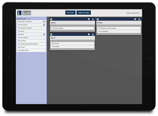 Online Card Sorting from Proven By Users